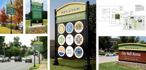 The McComm Group » Decatur Wayfinding Signage